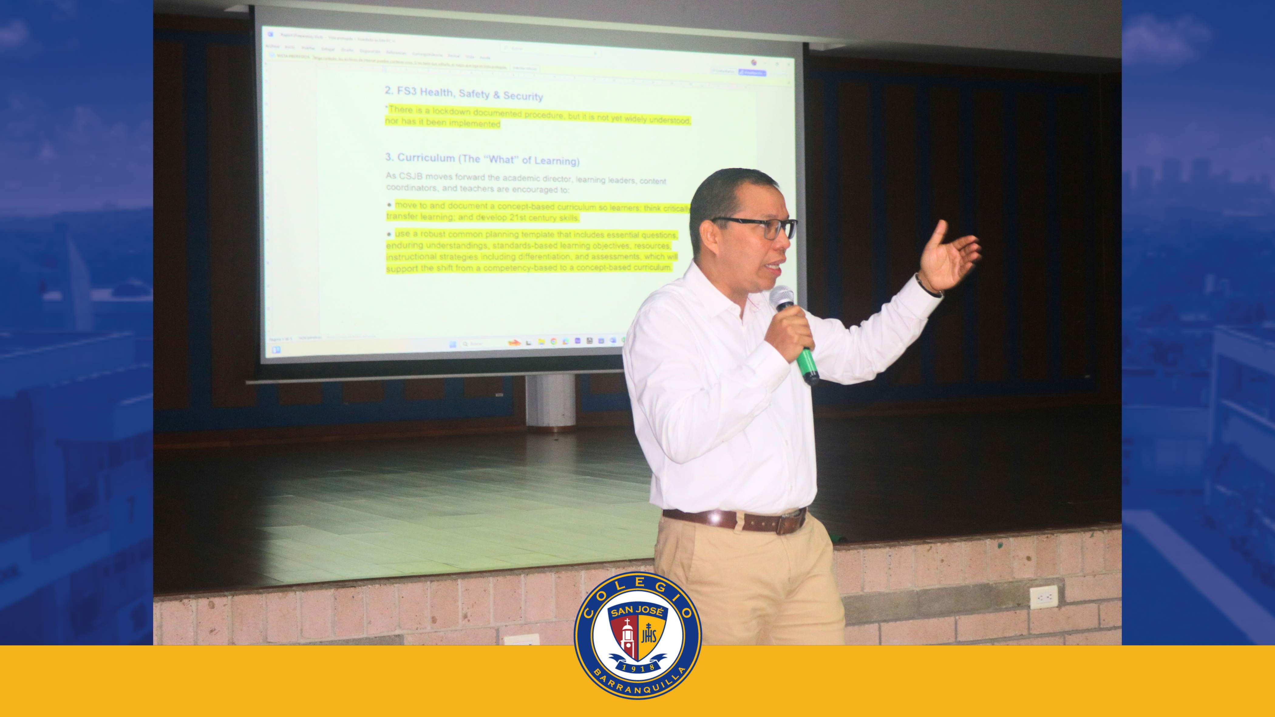 Internal Reflection Process – NEASC - Colegio San José Barranquilla