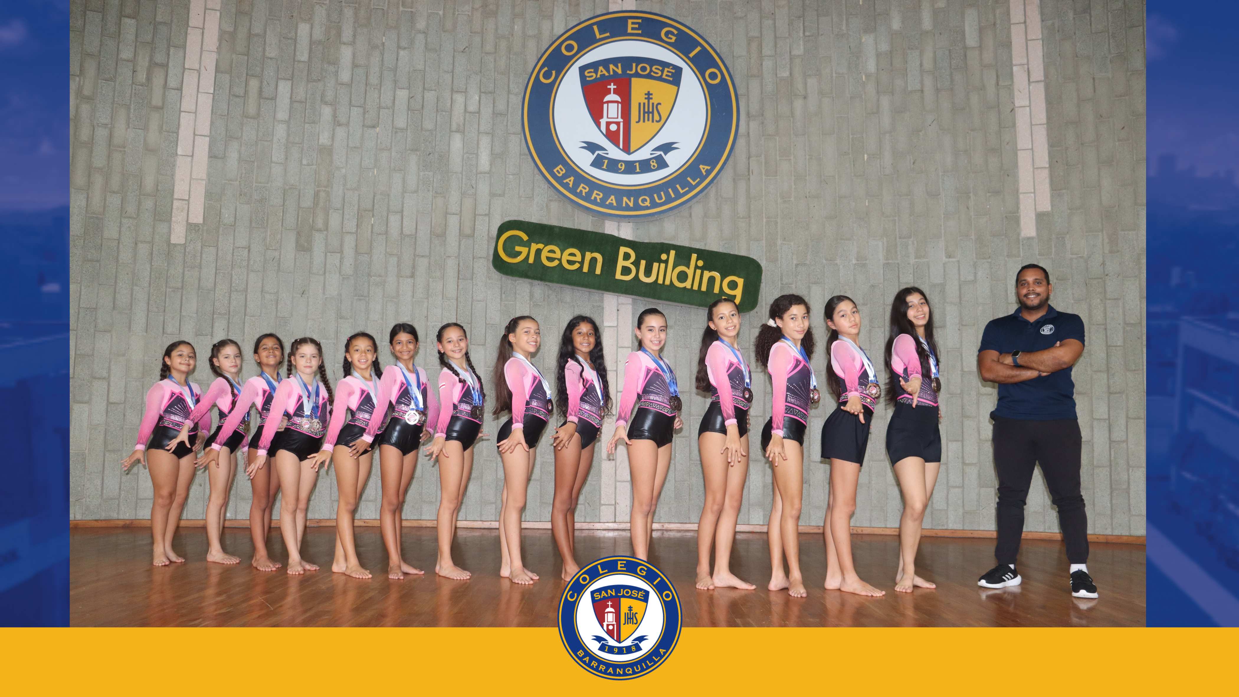 Our gymnastics team reached the podium - Colegio San José Barranquilla