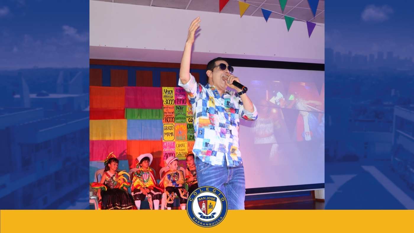 Peter Manjarres Sang at the CSJB Carnival - Colegio San José Barranquilla